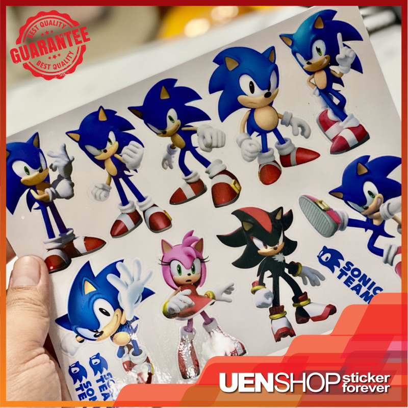 TEAM SONIC 3D COLLECTION STICKER #sonic #supersonic #teamsonic | Shopee ...