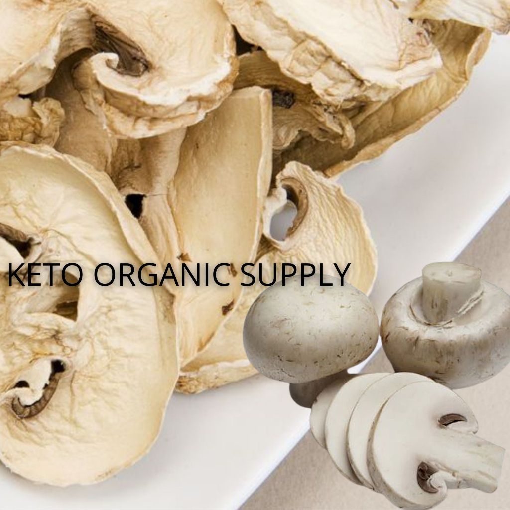 Dried White Button Mushroom Sliced 250g 干蘑菇片 Dehydrated Button