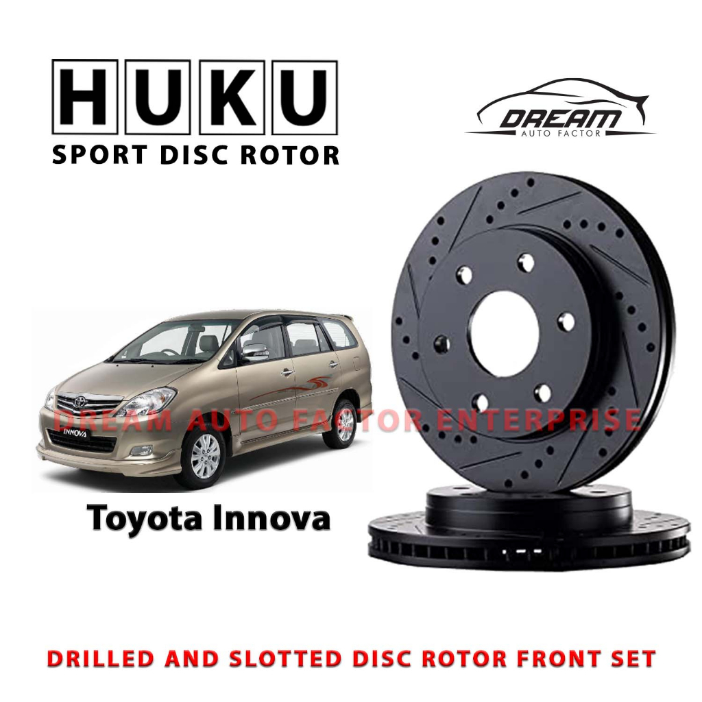 Toyota Innova Front Disc Rotor Sport HUKU | Shopee Malaysia