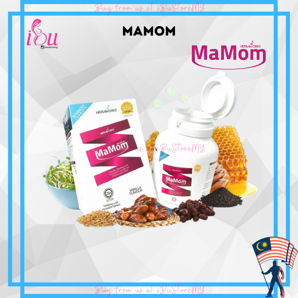 Mamom Milk Booster Chewable 60 Tablets | Shopee Malaysia