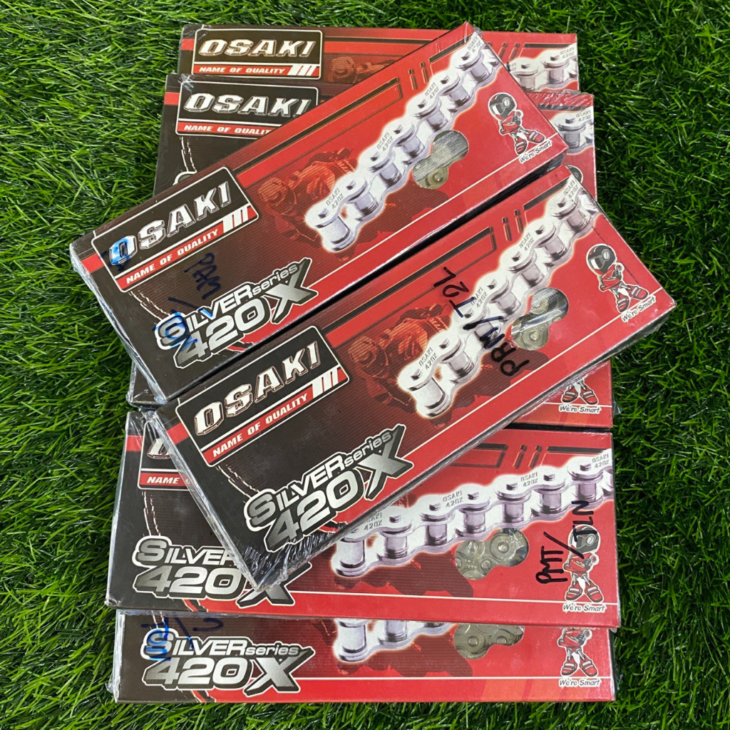 🇹🇭 🔥RANTAI MOTOR BRAND OSAKI 420 & 415🔥🇹🇭 RANTAI MOTOR STEEL BRAND ...