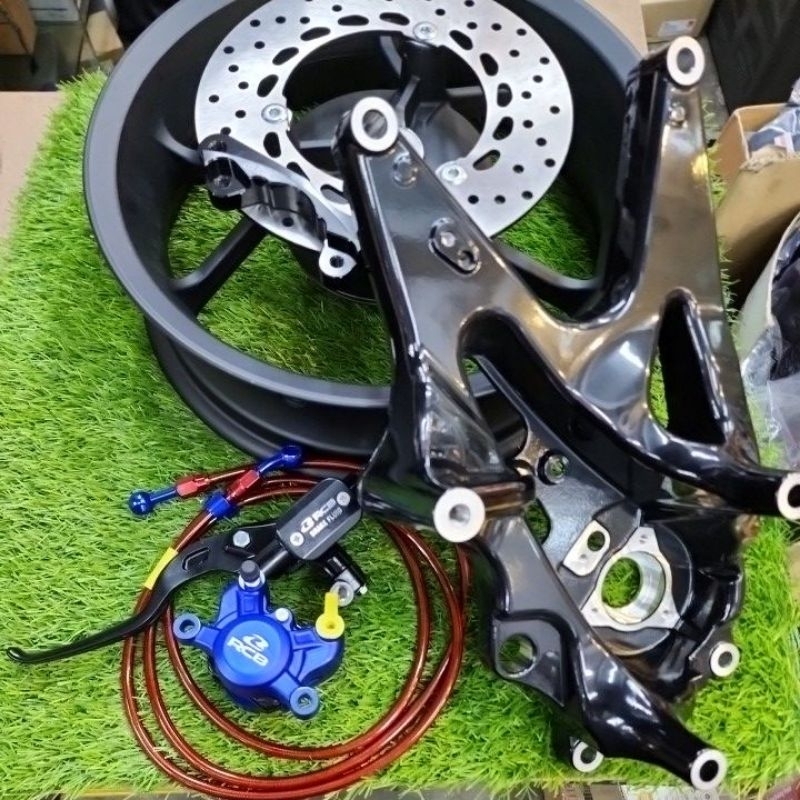 Yamaha NVX V2 Rear Modify Disc System Set br3mb0 / RCb | Shopee Malaysia
