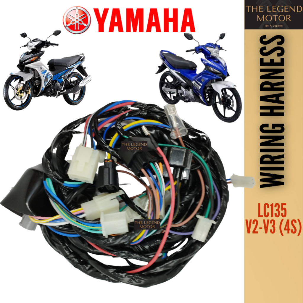 LC135 V1 V2 V3 V4 V5 V6 V7 4S 5S SPEED LC 135 ES CLUTCH WIRING HARNESS BODY SET WIRE WAYERING ...