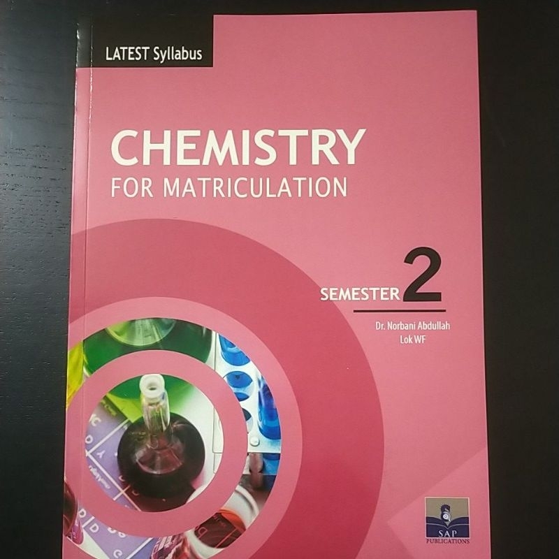Chemistry for Matriculation Semester 2 | Shopee Malaysia