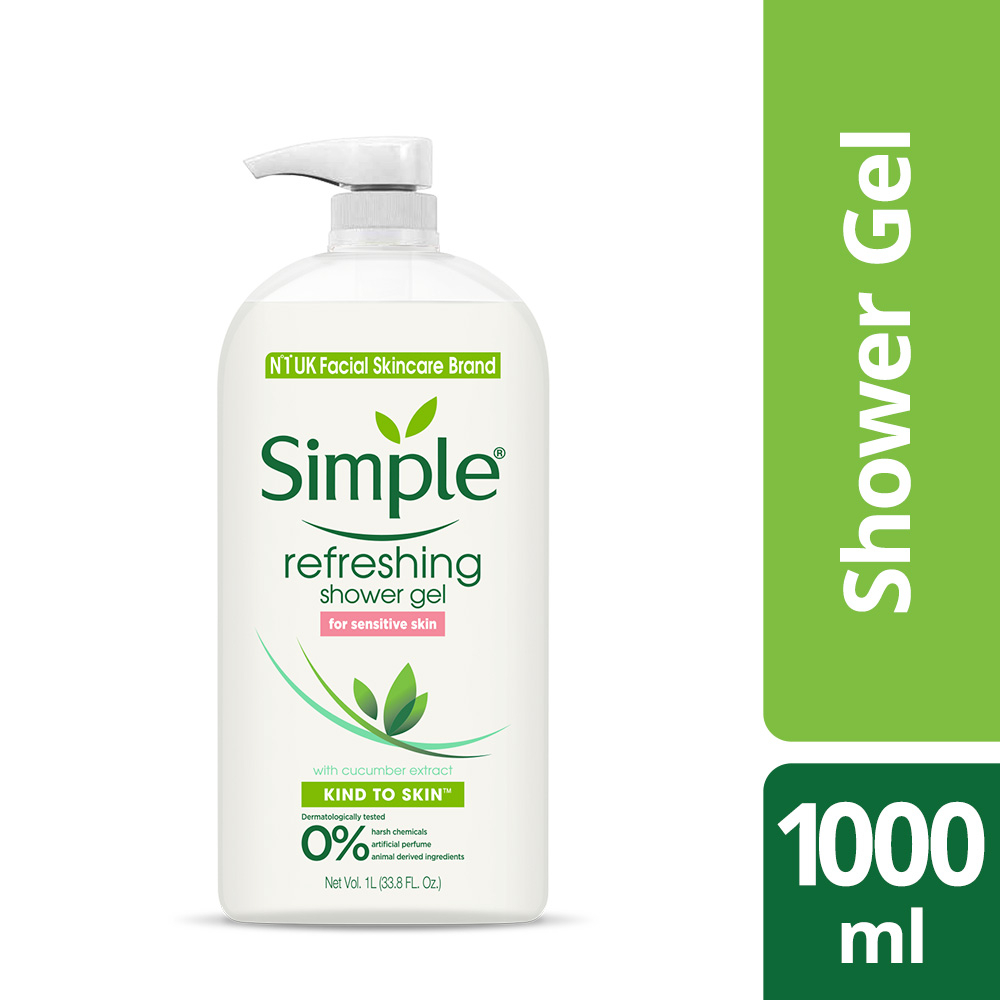 Simple Refreshing Shower Gel 1L | Shopee Malaysia