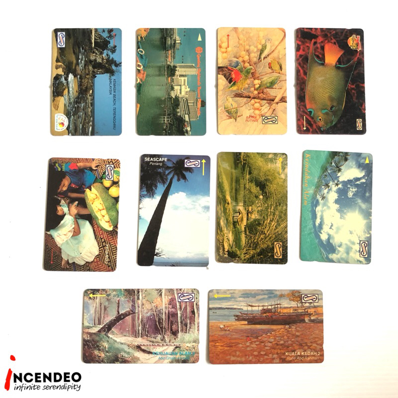 Vintage Uniphone Kad Collectibles Telephone Card Set #1 (10 Cards ...