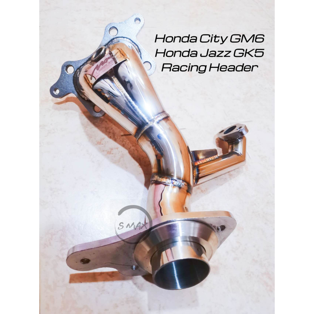 Max Racing Honda City GM6/Jazz GK5 Racing Header Exhaust Downpipe | Shopee Malaysia
