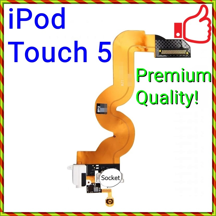 (2 Colors) NEW ORI Charging Port Board Home Button Flex Ribbon for iPod ...
