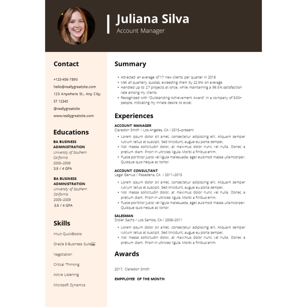 Resume Template Simple Professional | Shopee Malaysia