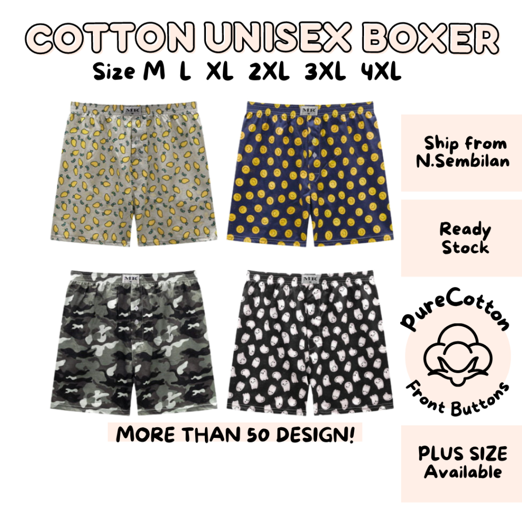 Boxer Men Underwear Man Seluar Dalam Lelaki Brief Trunk Spender dewasa ...