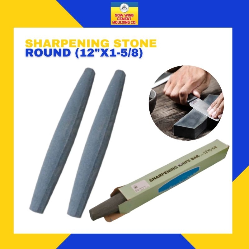 SHARPENING STONE ROUND/BATU ASAH BULAT LONJONG 12" | Shopee Malaysia