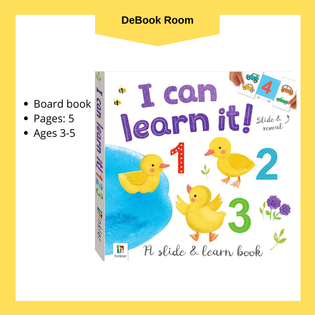 Baby Book I Can Learn It Numbers with Slide (Interactive Board Book ...
