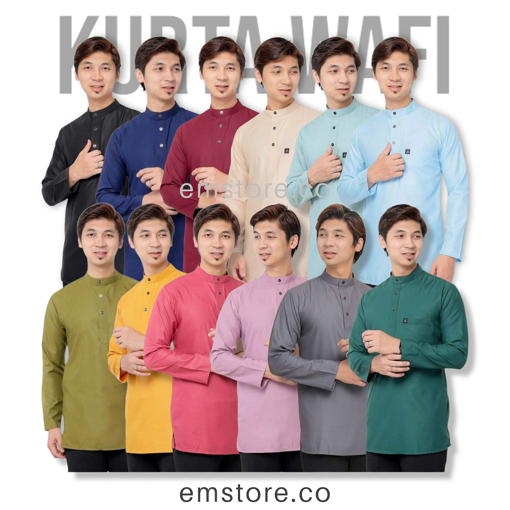(S-3XL) Kurta Lelaki Premium Cotton Japan Kurta Slim fit Kurta dewasa ...