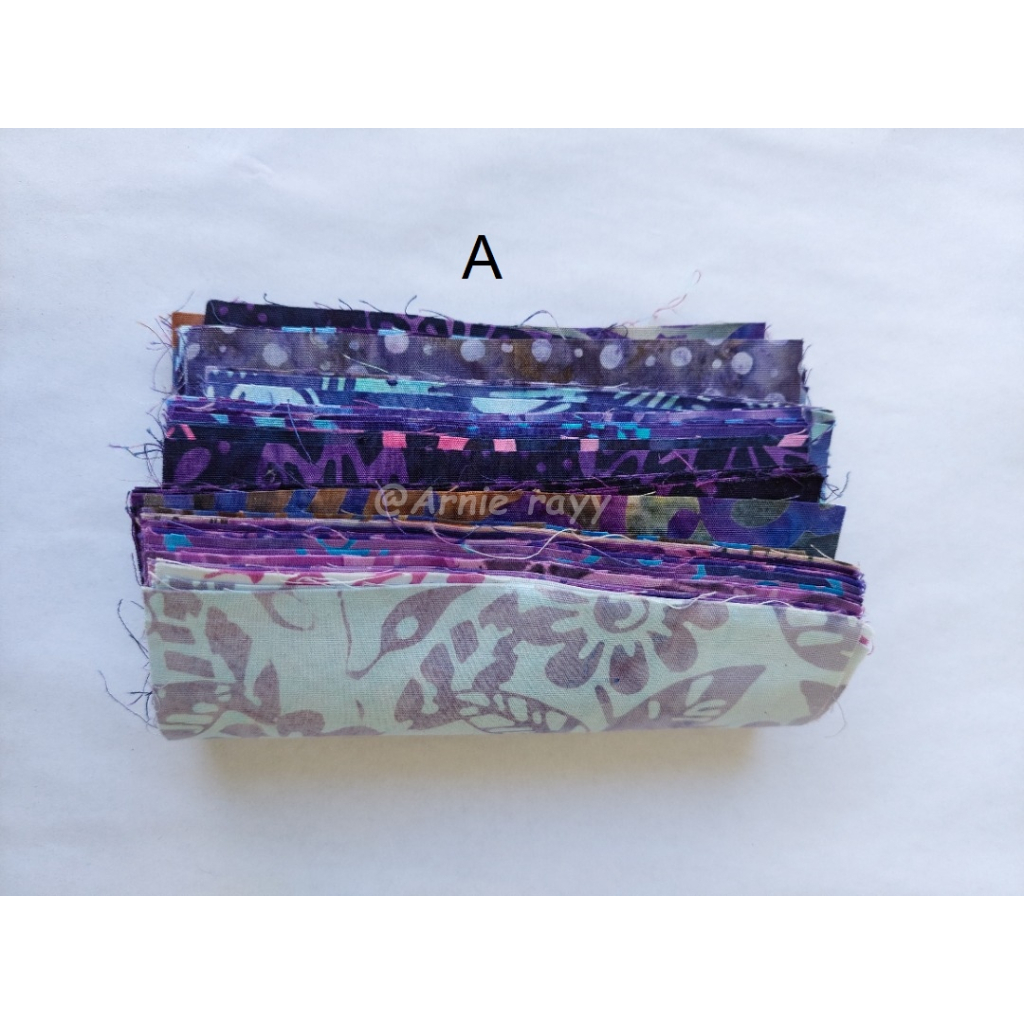 Batik Bali Charm Pack Patchwork Quilting 40 pcs Cotton Poplin Kain ...