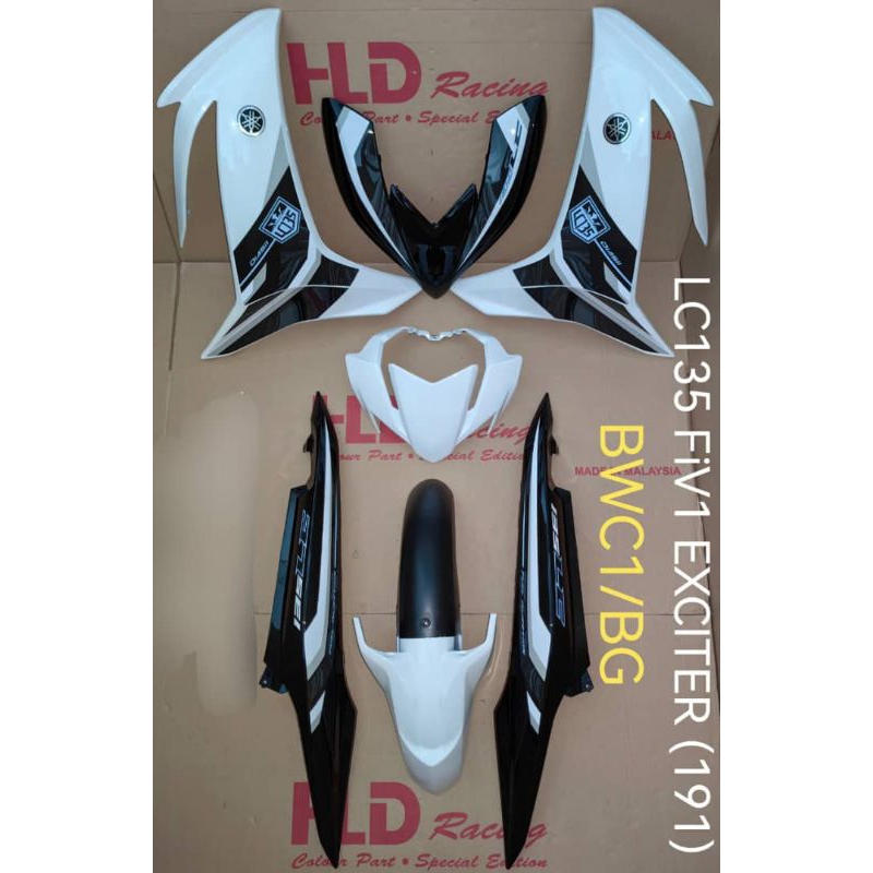 New!! Yamaha LC 135fi V8 coverset 135 LC fi V8 tampal sticker/ LC V2 ...