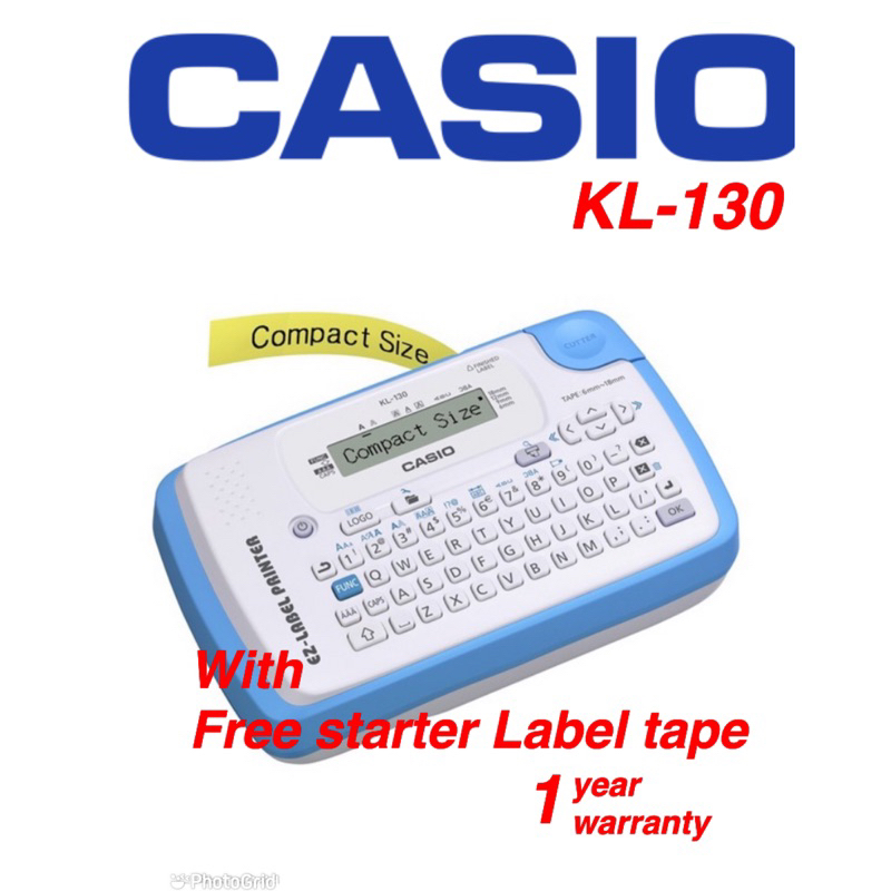 original Casio Label printer KL-130 BARCODE/ KL130 F.O.C Casio XR6 x1 pc /casio KL-130 kl130 kl ...