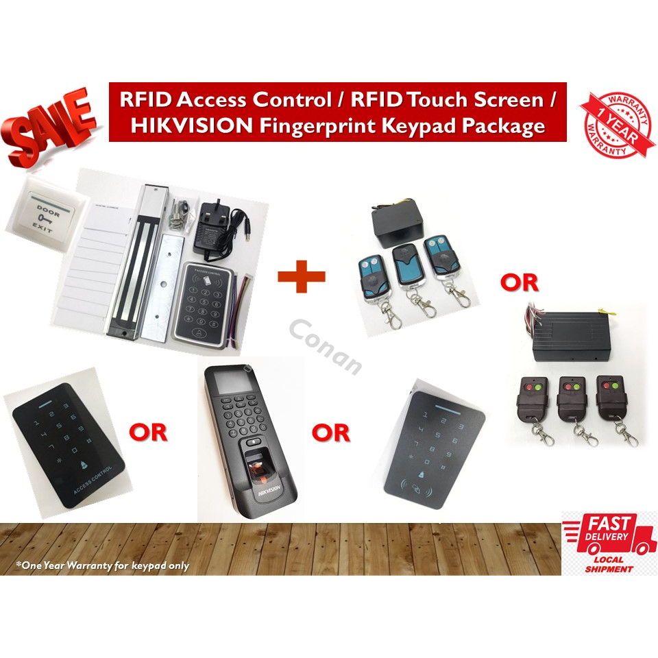 Door Access System RFID Access Control Keypad / RFID Touch Screen ...
