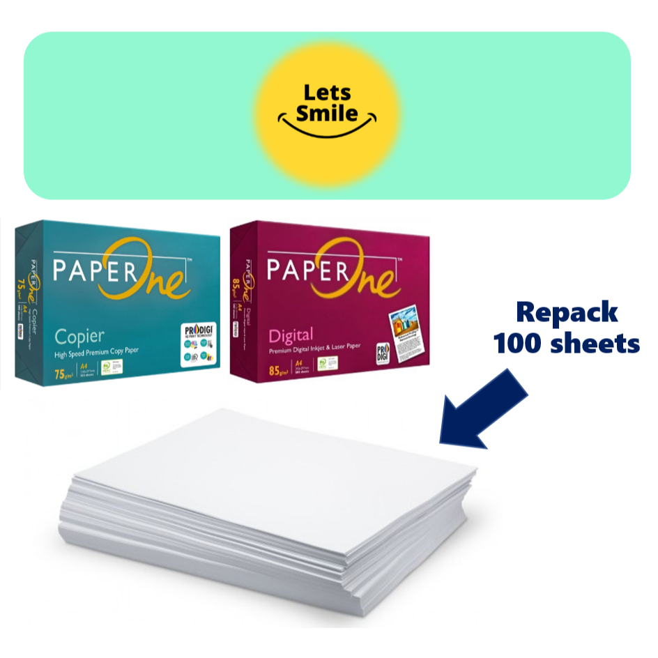 Paperone A4 Paper 75gsm 85gsm / Kertas Putih / Kertas Tulis / White ...
