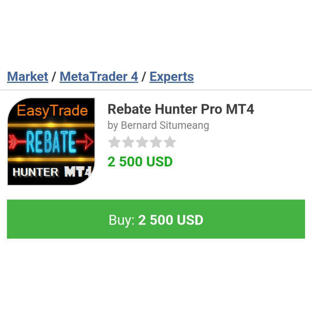 Rebate Hunter Pro MT4 | Shopee Malaysia