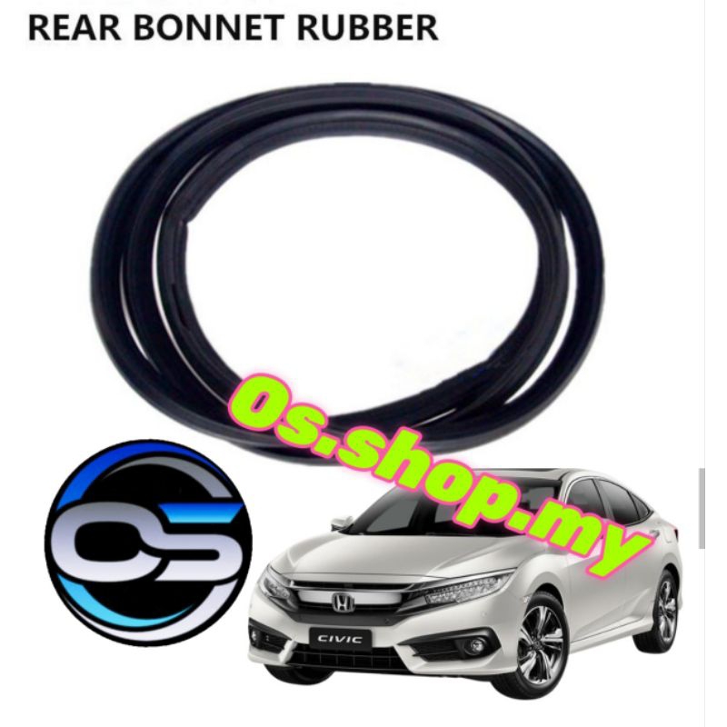 Honda Civic FC TEA 2016 -2021 rear bonet rubber getah bonet belakang ...