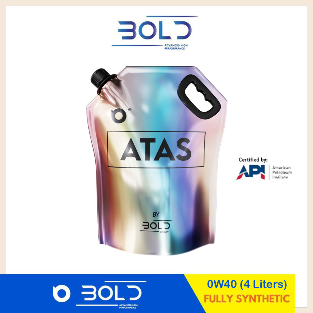 BOLD ATAS 0w40 4L Top Grade SP Fully Synthetic Engine Oil Car Lubricant ...