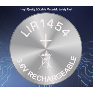 High Quality 3.6V Lithium Rechargeable Coin Battery LIR 943 | 1054 ...