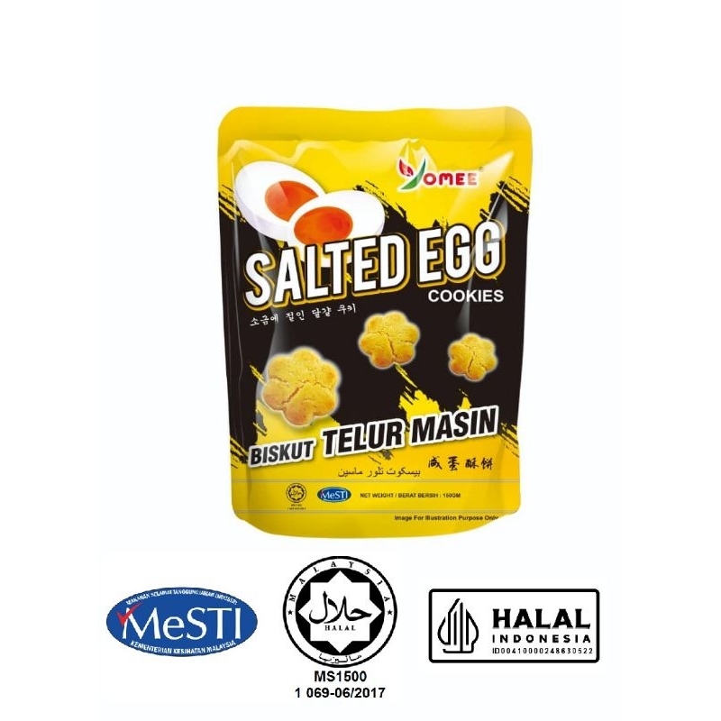 Yomee Salted Egg Cookies / Biskut Telur Masin 150gm | Shopee Malaysia