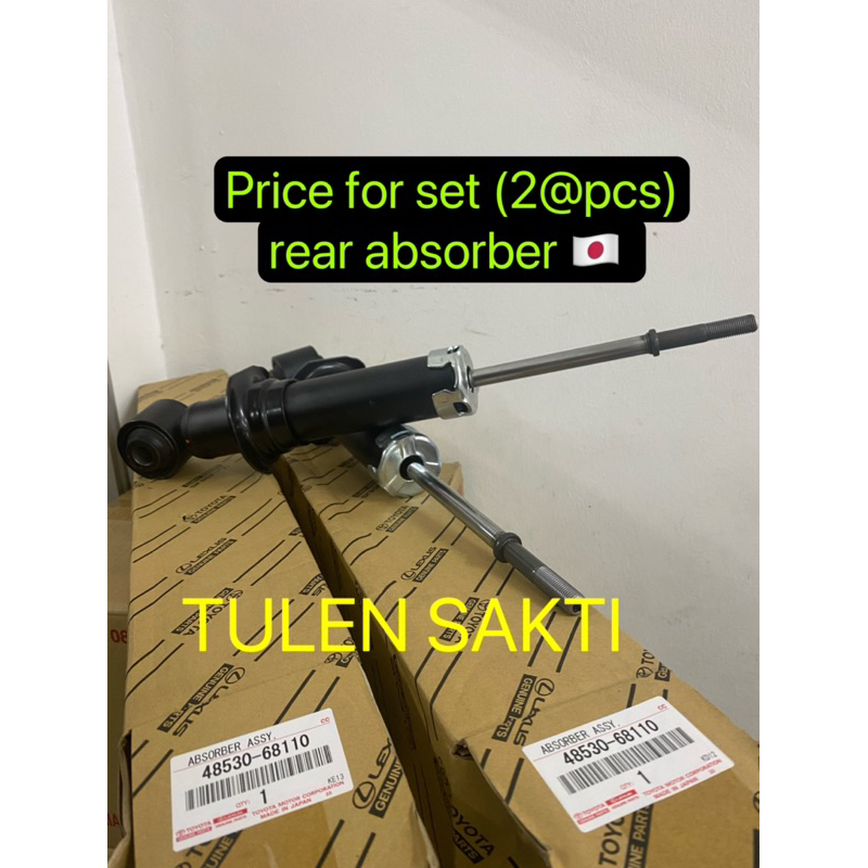 ORIGINAL TOYOTA WISH ANE11 2.0 / ZGE22 2.0 Z-spec (2003-2017) REAR ...
