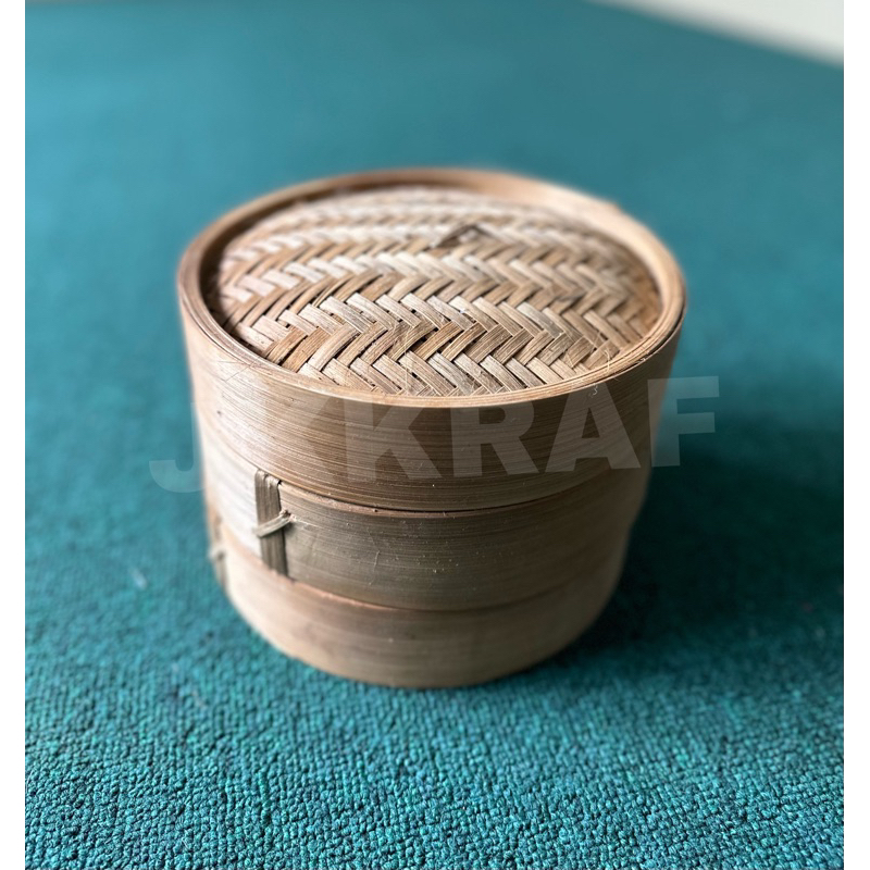 Bekas Kukus Pau Buluh 2 Tingkat / Bamboo Pau Steamer | Shopee Malaysia