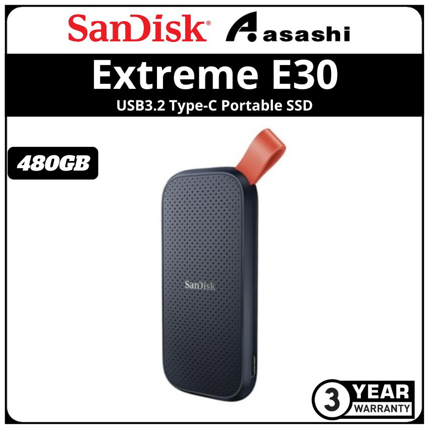 Sandisk Extreme / ExtremeV2 / Extreme Pro V2 E30 / E61 / E81 250GB/500GB/1TB/2TB Portable SSD ...