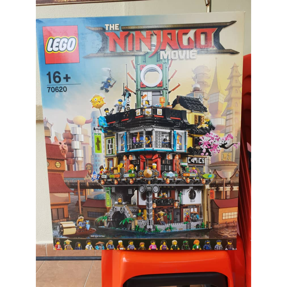 Lego 70620 Ninjago City (Used/Complete with box & manual book) | Shopee ...