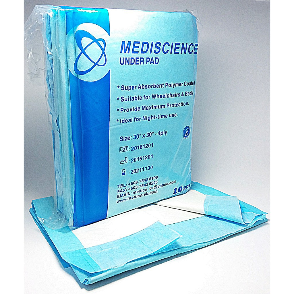 [𝐂𝐡𝐞𝐚𝐩𝐞𝐬𝐭] Medihub/Hospitech /Mediscience Disposable Underpad 60cmx90cm ...