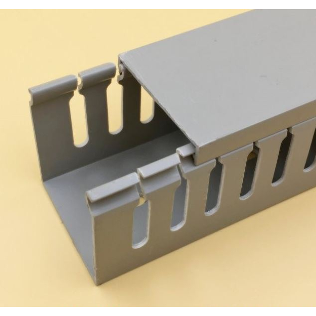 PVC OPEN SLOT TRUNKING / PVC CASING / OPEN SLOT WIRING CASING/100x120mm ...