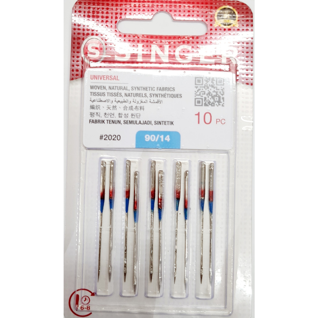 JARUM SINGER 2020 / ORIGINAL SINGER 2020 NEEDLE / JARUM JAHIT SINGER ...