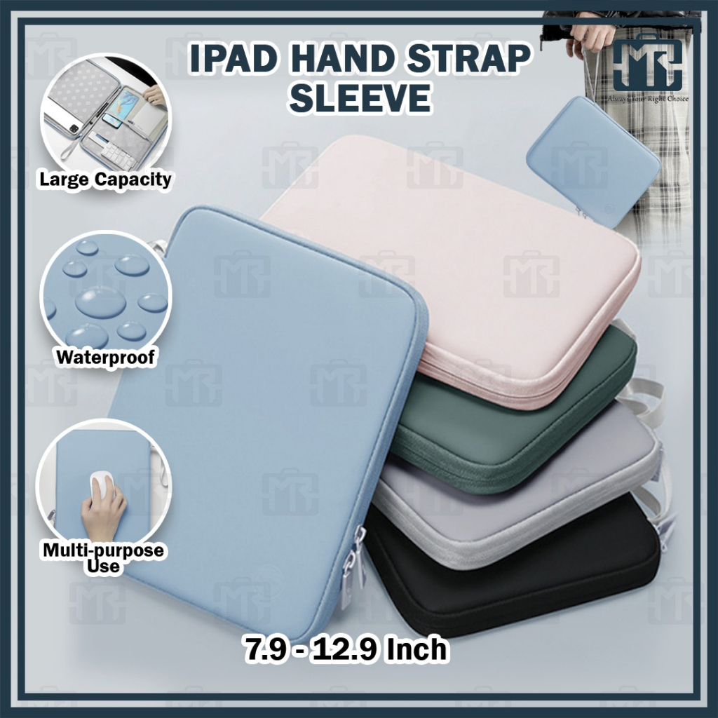 (7.9-12.9 Inch) MR BUBM PU Leather IPAD Hand Strap Laptop Sleeve Bag ...