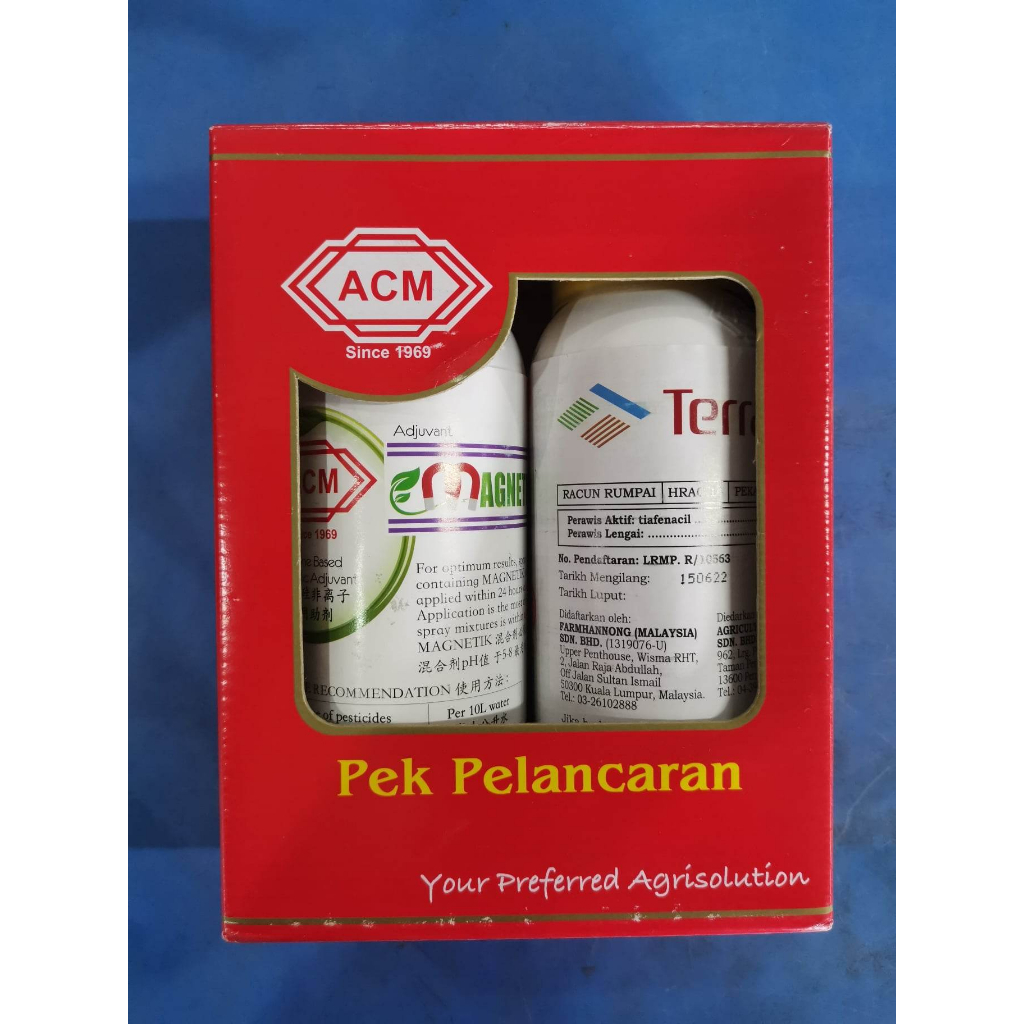 (+-1lit) Racun rumput tiafenacil--30.0% ACM Terrador FOC 1 bottle ...
