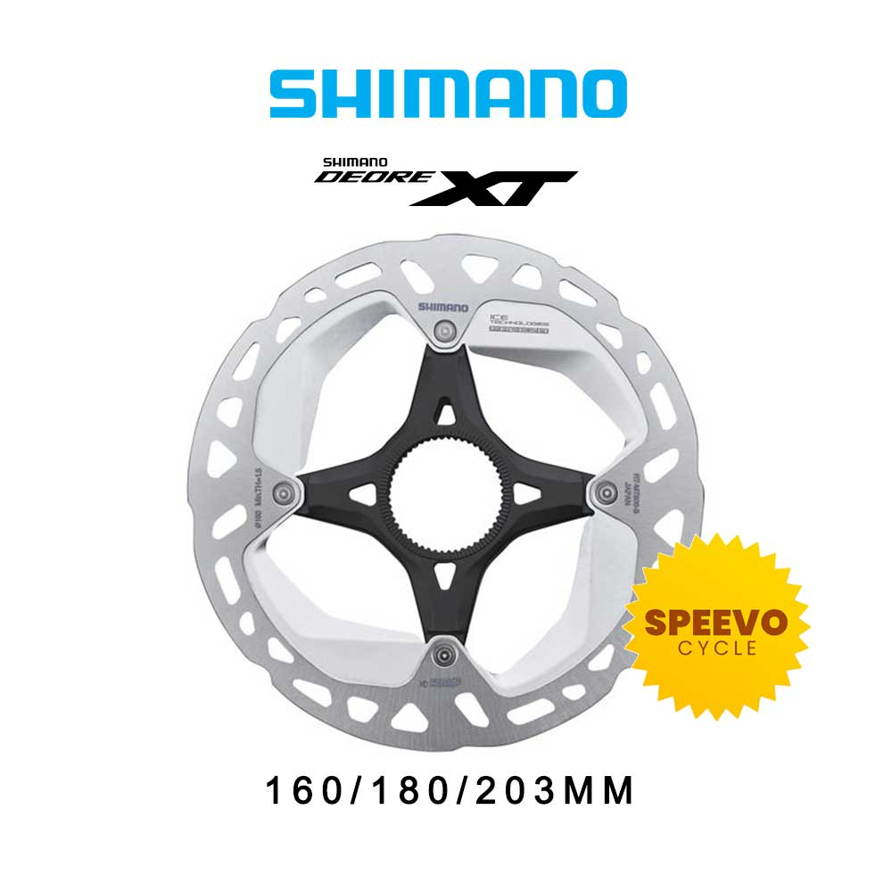 SHIMANO DEORE XT MT800 CENTER LOCK DISC BRAKE ROTOR - 203 / 180 / 160 ...