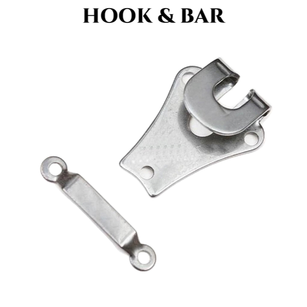 ZEELISTORE Cangkuk dan Palang 10 Pair | Hook and Bar | Cangkuk Kain ...