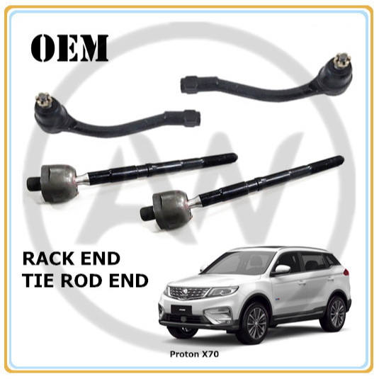 Proton X70 2018-2024 Steering Rack Tie Rod End + Rack End Set [1 Pair ...