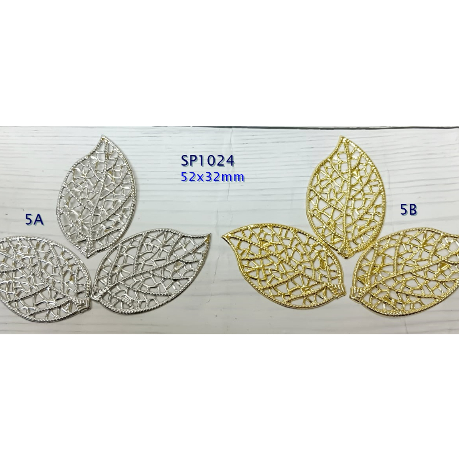 Part 1: 5PCS, Kerawang, Dokoh Besi, Filigree Metal Craft Jewerly for ...