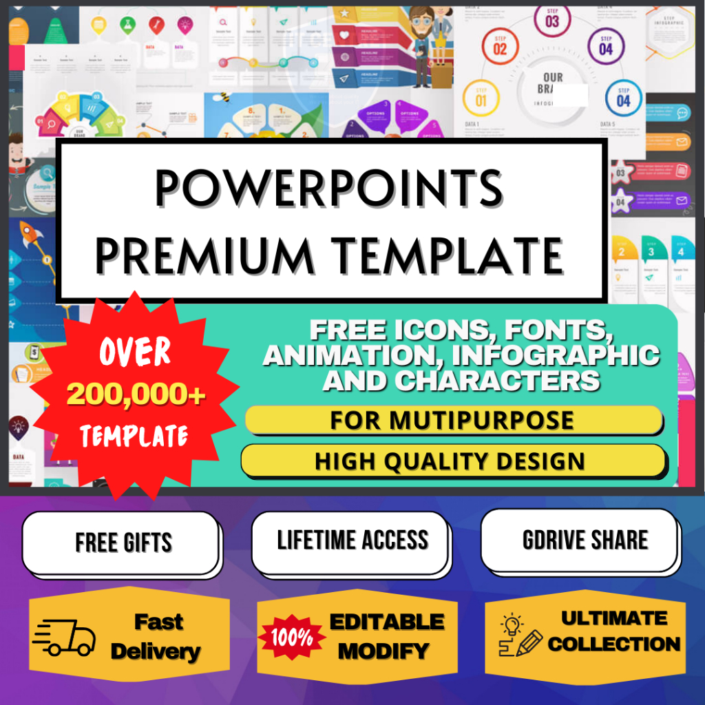 【200,000+】Premium PowerPoint Slides Template Free Infographic ...