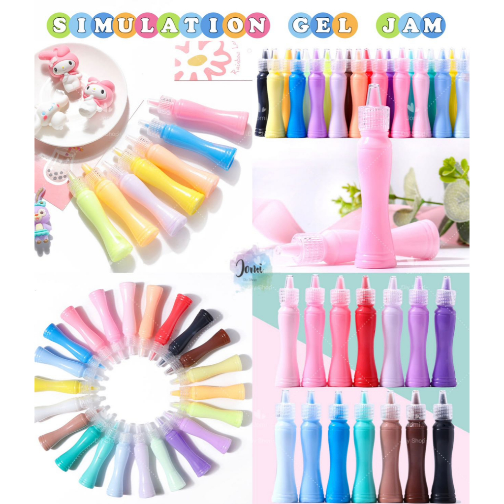 15ml Simulation Gel Jam Cream Sauce DIY Cream Clay Handmade ...