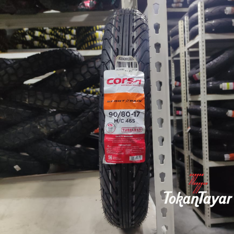 CORSA SPORT RAIN TUBELESS TAYAR MOTOR CORSA SPORT RAIN BARU MURAH TAYAR ...