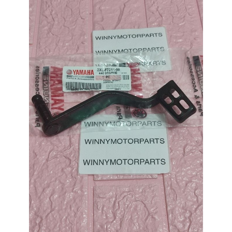 YAMAHA RXZ BRAKE PEDAL GREEN COLOR ORIGINAL THAI YAMAHA | Shopee Malaysia