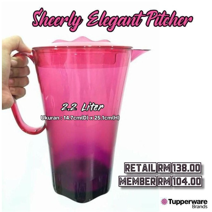 Sheerly Elegant Tupperware SET with 4 | Shopee Malaysia