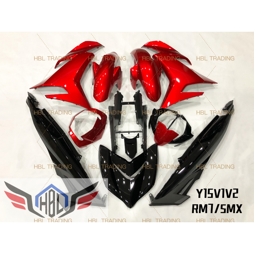 YAMAHA Y15ZR V1 V2 Full Body Cover Set Color Parts Part Bodyset Y suku Y15 ZR Coverset Kosong ...