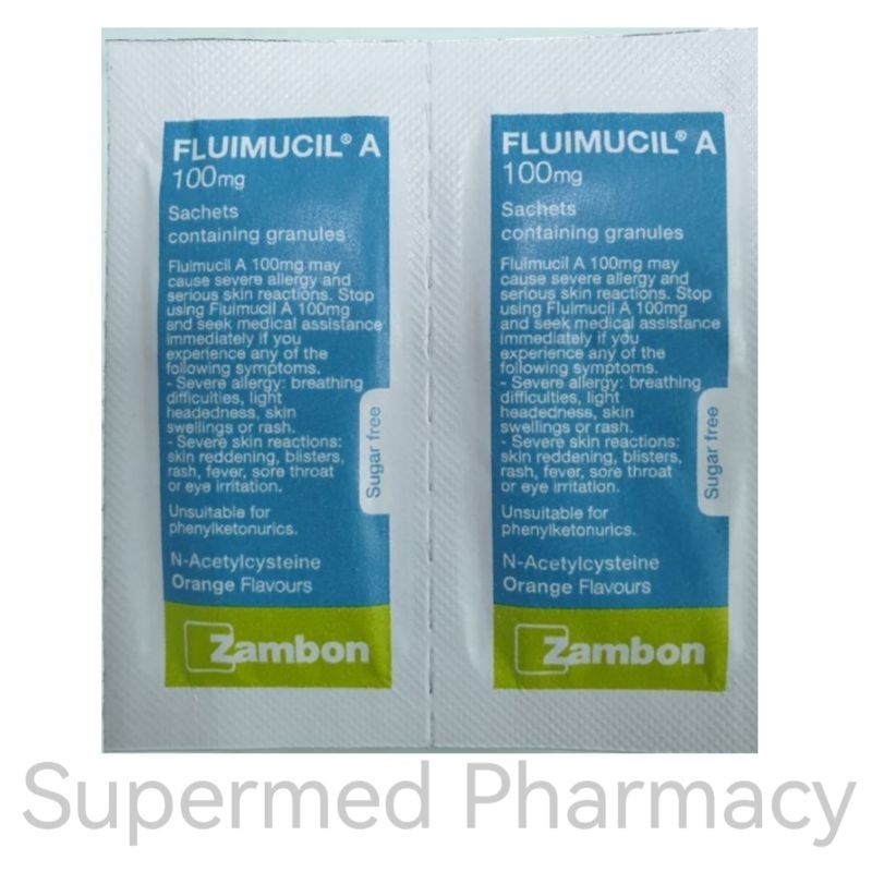 Fluimucil A 100mg (Acetylcysteine 100mg) Pecah Kahak 1's | Shopee Malaysia