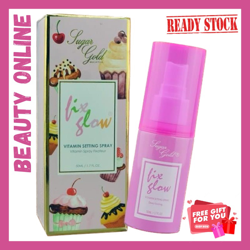 ORIGINAL HQ Setting spray sugar gold | Shopee Malaysia