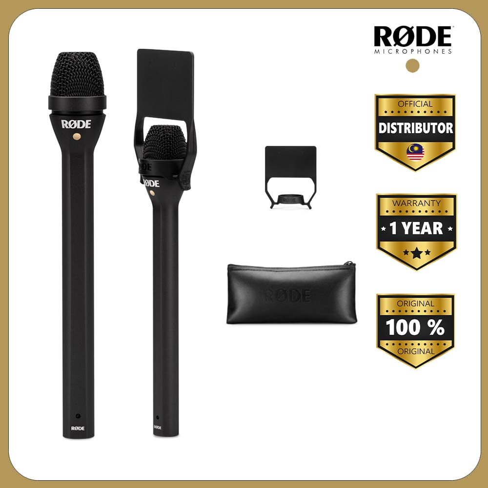 RODE Reporter | Handheld Interview Microphone / Omnidirectional ...