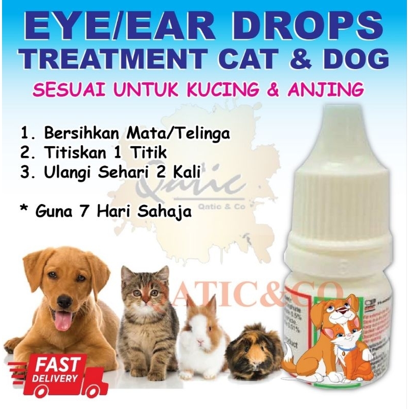 Ubat Mata Telinga Kucing Anjing Cat Dog Eye Ear Drop | Shopee Malaysia